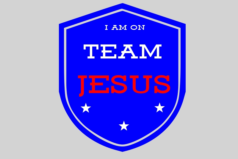 Team JESUS! The winning team! – GODs Team! Be encouraged.